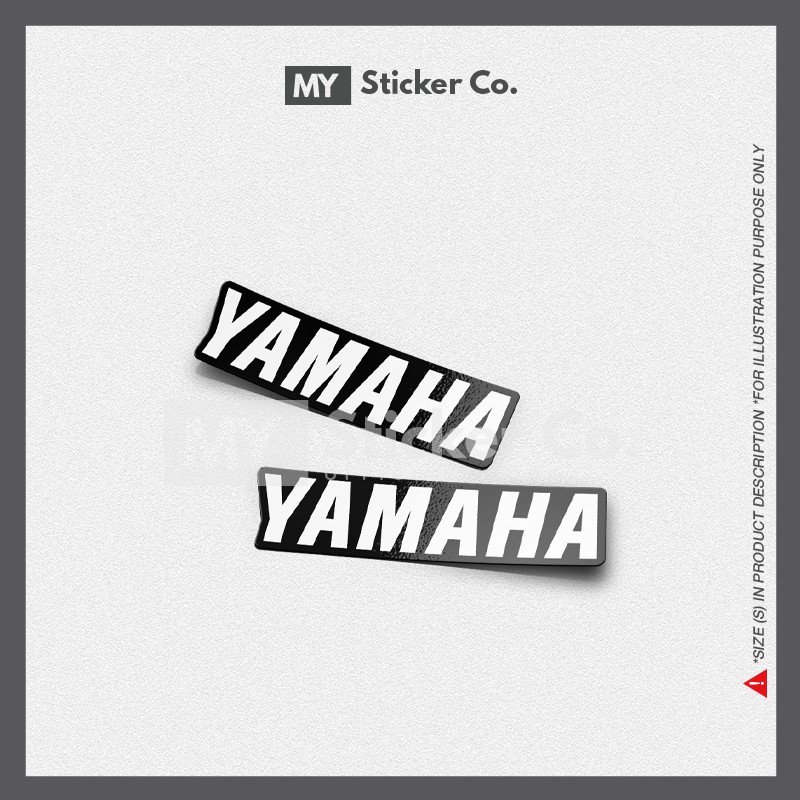 Sticker - Yamaha (2 Pieces/Set) | Shopee Malaysia