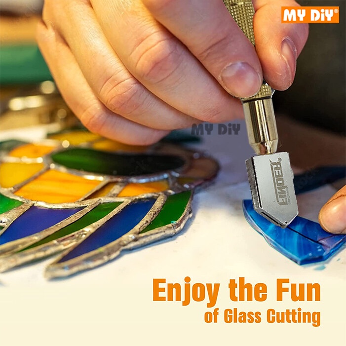 MYDIYHOMEDEPOT - FINDER Glass Cutter Diamond Tip Metal Nonslip Handle ...