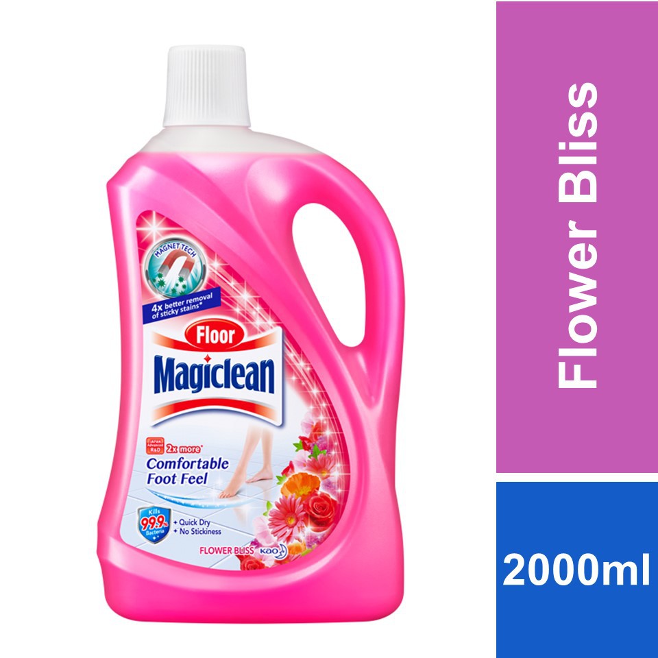 MAGICLEAN Floor Cleaner Flower Bliss 2000ml | Shopee Malaysia