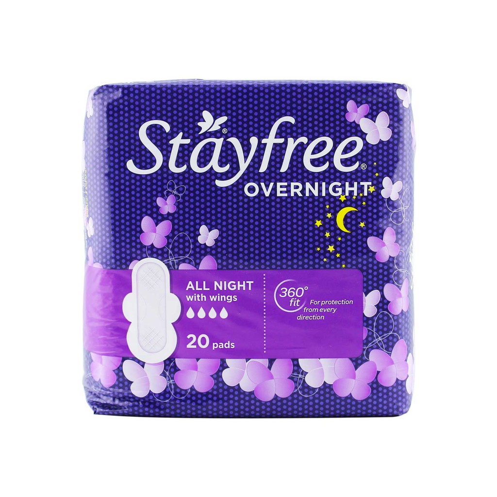 Stayfree Overnight Long 20"S Twinpack - NEW PACKING | Shopee Malaysia