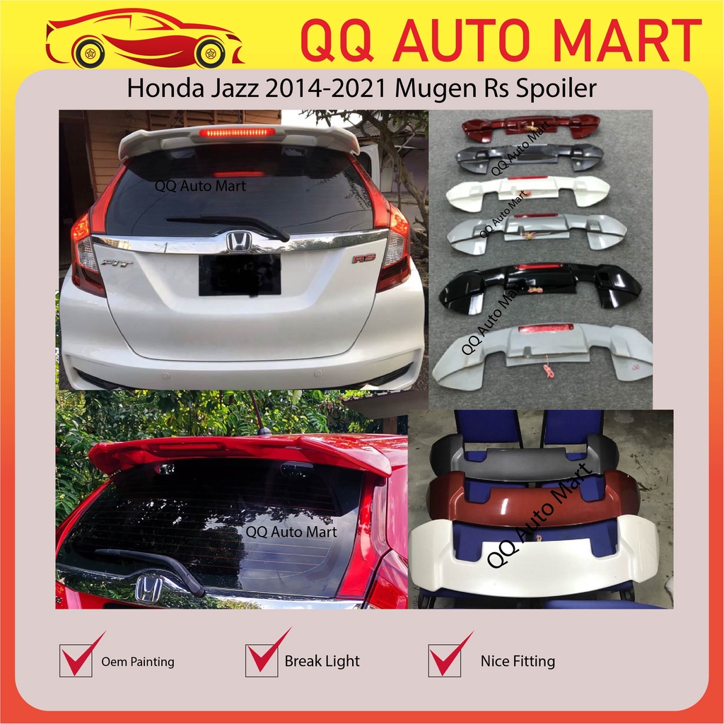 Honda Jazz GK5/FL 2014-2020 Mugen Rs Spoiler | Shopee Malaysia