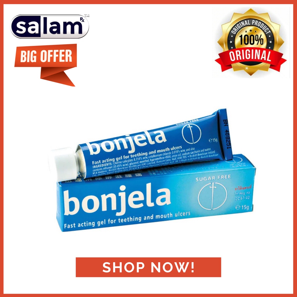 BONJELA MOUTH ULCER GEL - 15G {FOR MOUTH ULCER} | Shopee Malaysia