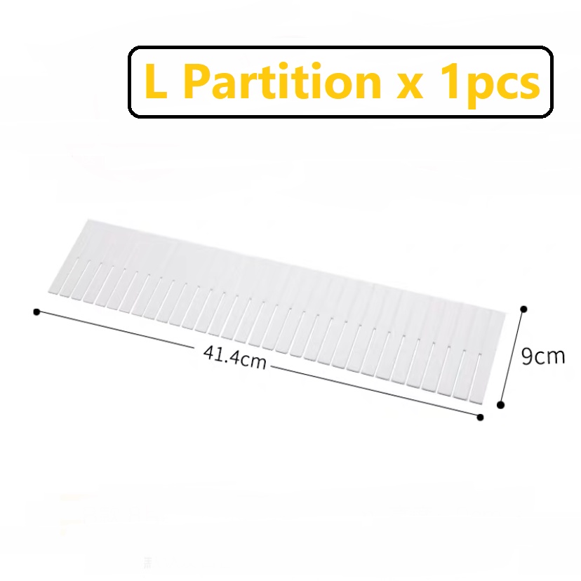 [Xhome] 9cm/13cm x 41cm Big XL Drawer Divider, Adjustable Drawer ...