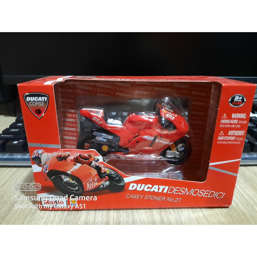 Maisto 1:18 Model Kit MotoGP 2009 Ducati Desmosedici #27 Casey Stoner ...