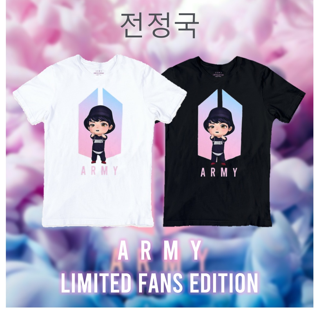 [JUNGKOOK] BTS ARMY TSHIRT/ UNISEX ADULT PRINTERD TSHIRT / COTTON ...