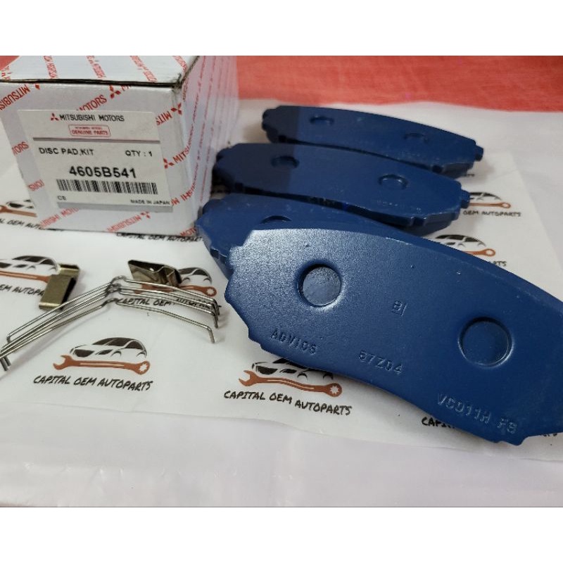 4605B541 Mitsubishi Front Brake Pads for MITSUBISHI TRITON ATHLETE VGT 4x4 5th 2015>2022 gen KL3 ...