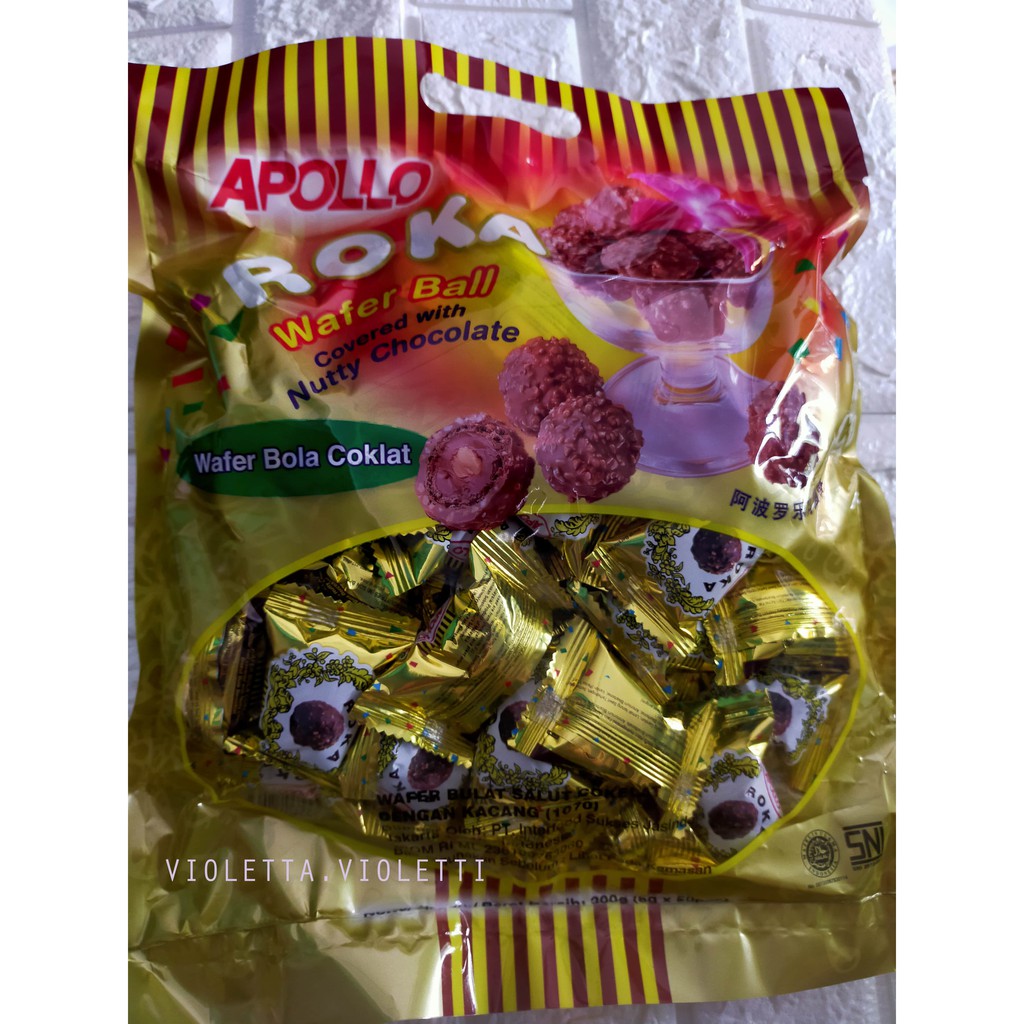 Roka Wafer Ball / Apollo Roka Wafer Ball / Chocolate Wafer / Eid Snack ...