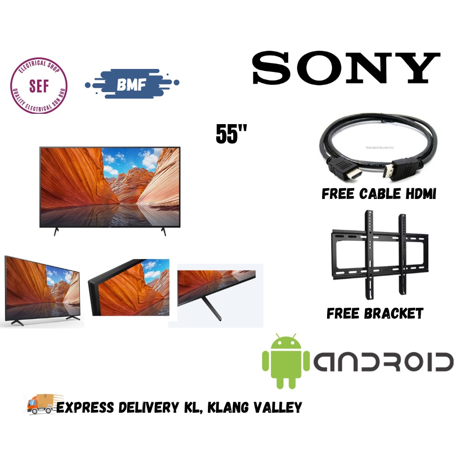 [DELIVERY KL, KLANG VALLEY ONLY] SONY 55" 4K UHD ANDROID TV (KD-55X80J ...