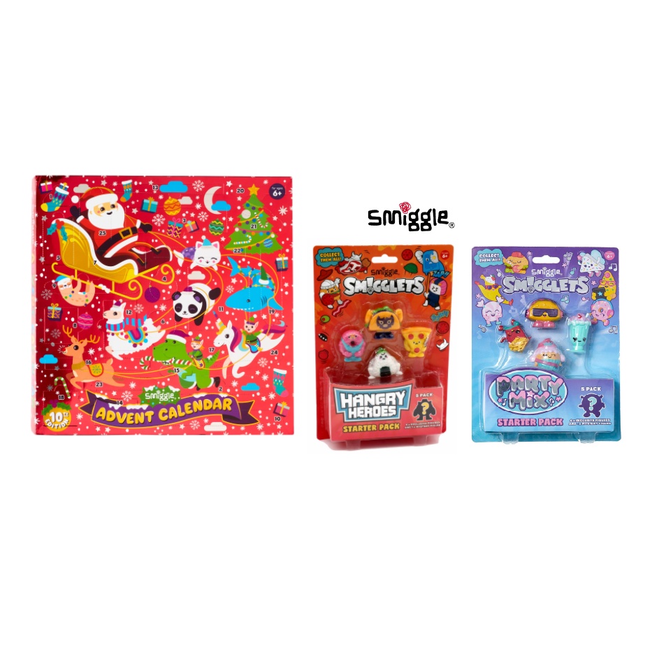 Smiggle Advent Calendar 2021 / Smigglets Hangry Hereos Collectable Pack ...