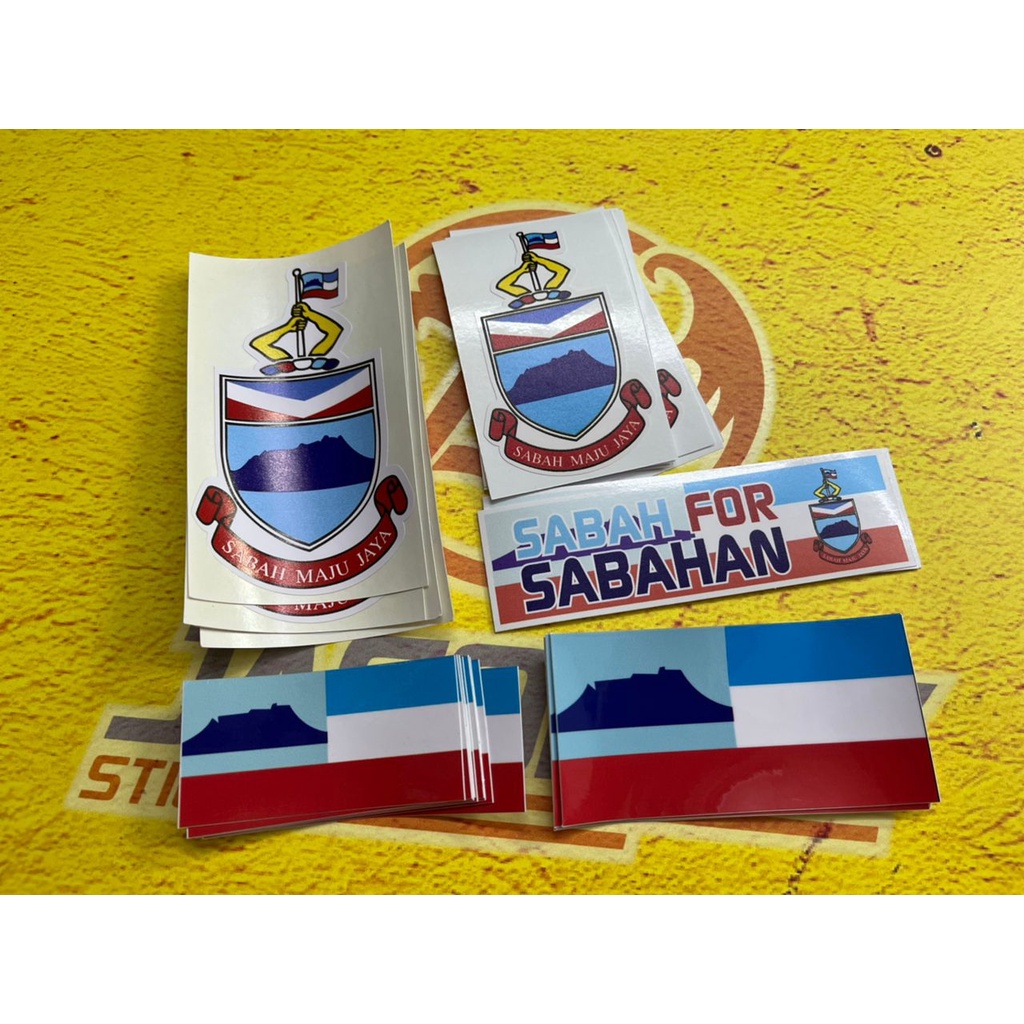 Sticker Sabah, Sabah for Sabahan【HIGH QUALITY】 | Shopee Malaysia