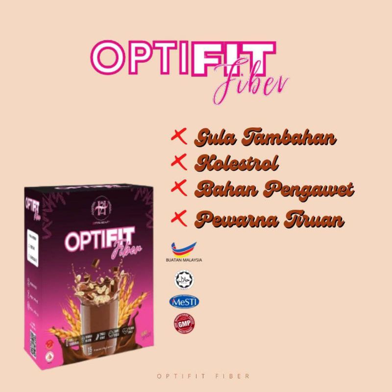 optifit Fiber minuman bijirin oat | Shopee Malaysia