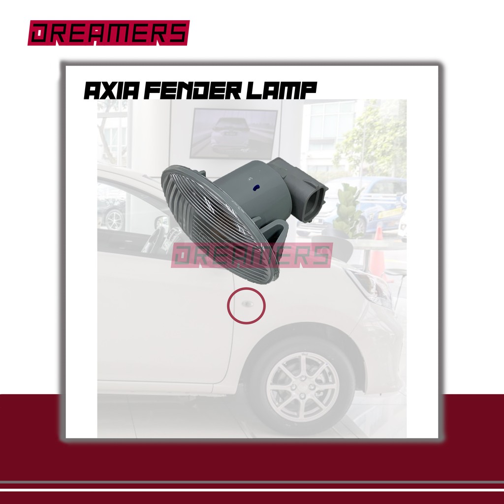 DELLOYD PERODUA AXIA Side Fender Signal Lamp / Lampu Signal Tepi Sisi ...