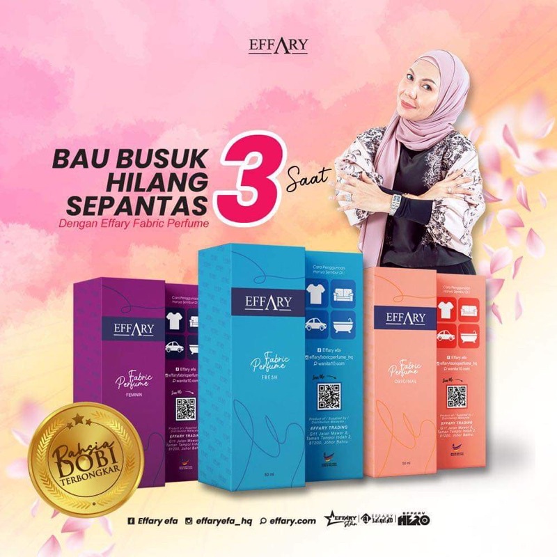 🔥PALING LARIS 🔥 EFFARY FABRIC PERFUME ORIGINAL | Shopee Malaysia
