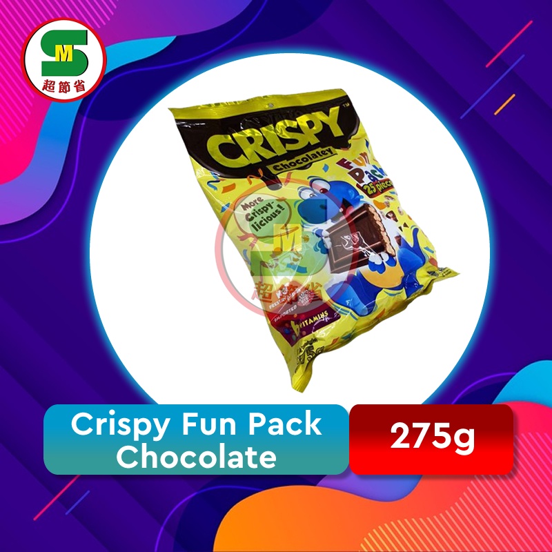Crispy Fun Pack Chocolate 11g x 25's (275g) | Shopee Malaysia