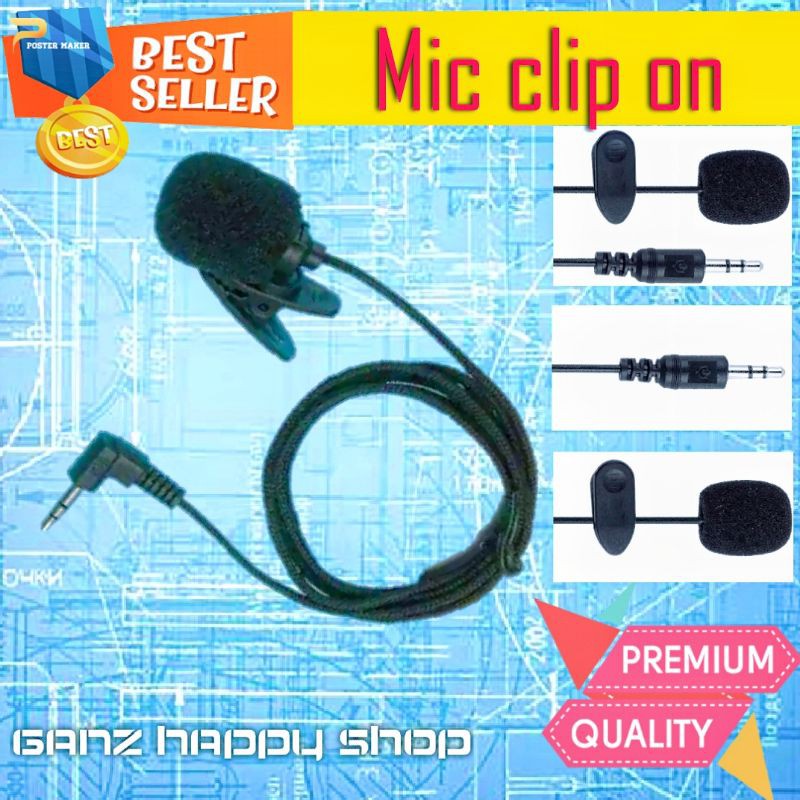 Clip on Collar Microphone | Shopee Malaysia