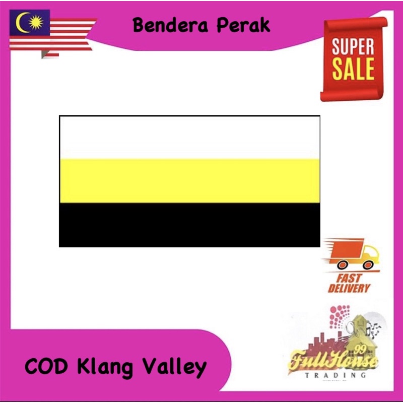 Bendera Perak : 3’x6’ | Shopee Malaysia