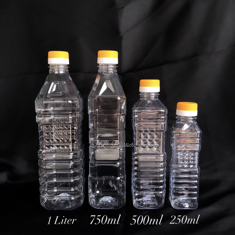 ‼️Wholesale🔥Square Sauce Bottle 1L, 750ml, 500ml & 250ml🔥 | Shopee Malaysia