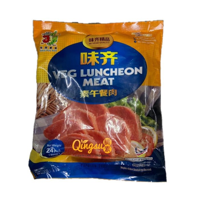 Willing(Mr. Vege), Vegetarian Frozen Luncheon Meat (600g) 味齐素午餐肉 | Shopee Malaysia