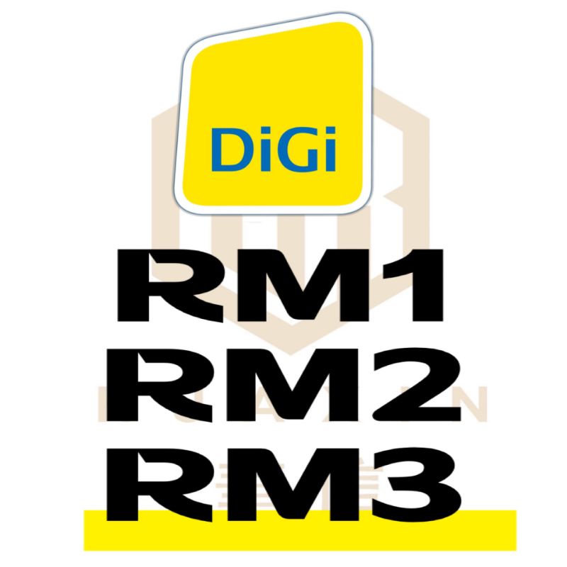 DiGi Prepaid Topup RM1, RM2, RM3, RM5 (Direct Topup) | Shopee Malaysia