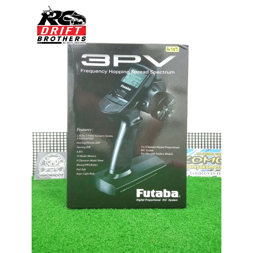 FUTABA 3PV, 3 CHANNEL 2.4G TRANSMITTER SET | Shopee Malaysia