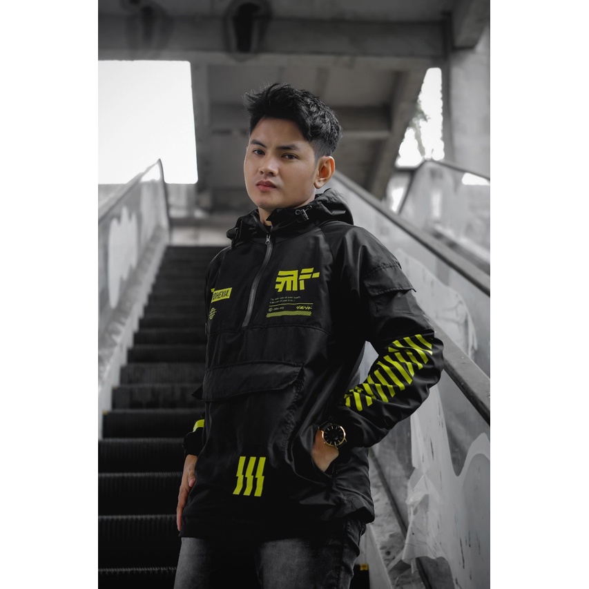 Original Salvio Hexia Dangerous Men's Cagoule Jacket | Shopee Malaysia