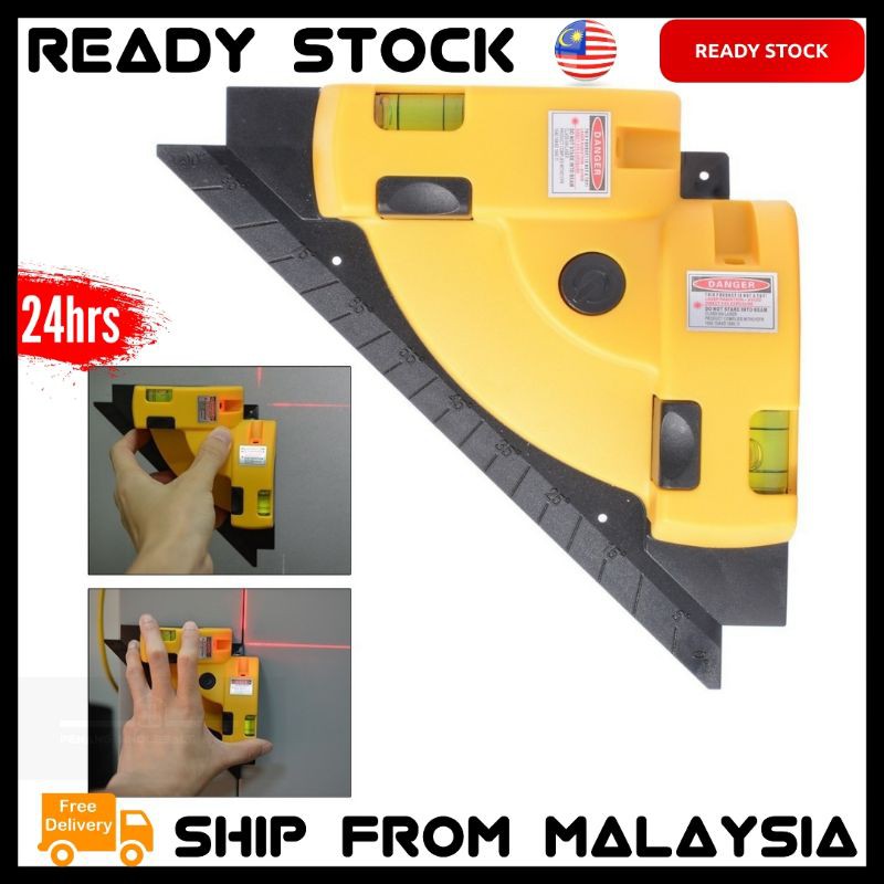 Vertical Horizontal Level Laser Line Projection Square Level Right ...