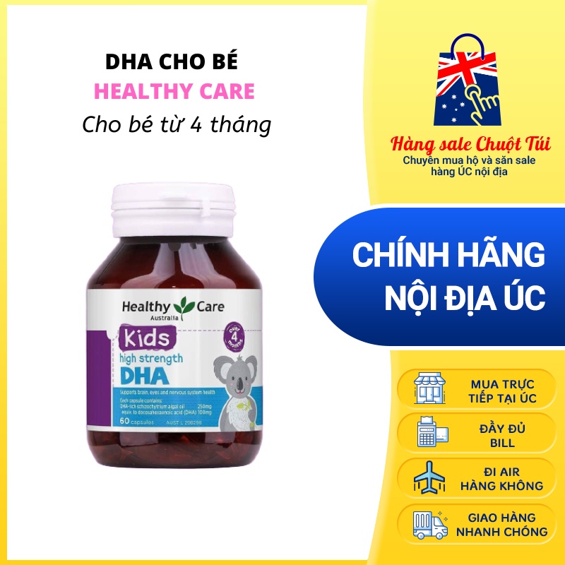 Healthy Care Kids DHA 60 tablets (NEW MODEL) | Shopee Malaysia