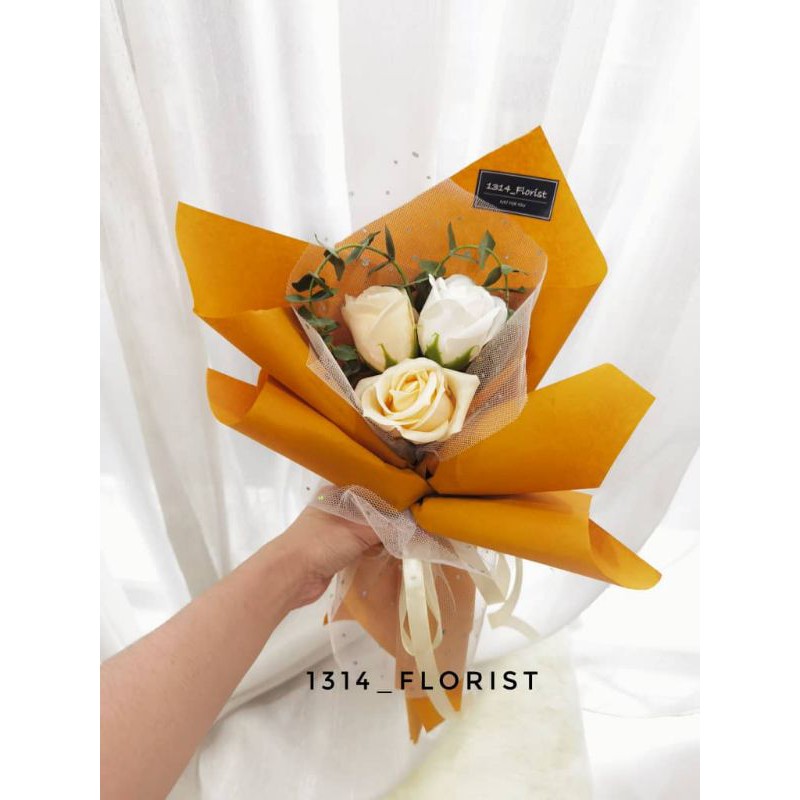 3pcs Flower Bouquet l 1, 2, 3 -I Love U l | Shopee Malaysia