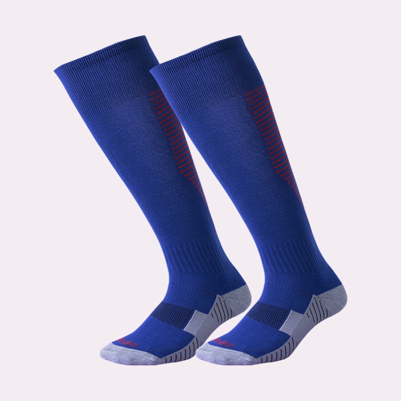 Stokin bola sepak stokin separuh panjang lelaki di atas lutut stokin ...