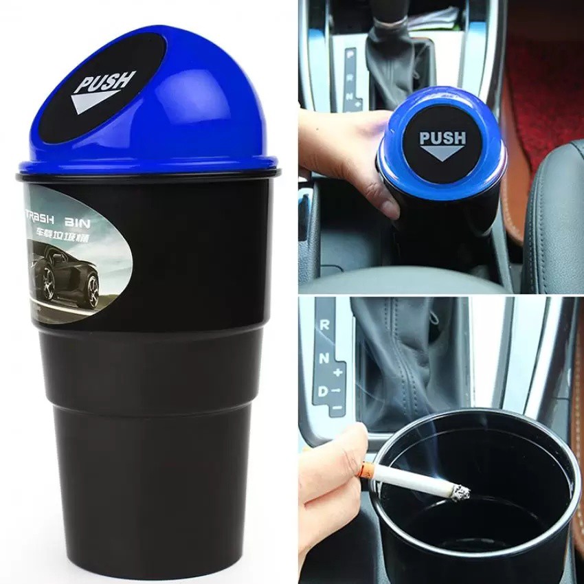 Smart Portable Rubbish Garbage Trash Case DustBin For Car Kereta Tong ...