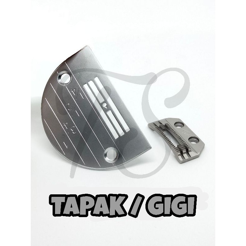 TAPAK & GIGI MESIN INDUSTRI (NEEDLE PLATE BIYASA / FEED DOG) | Shopee ...