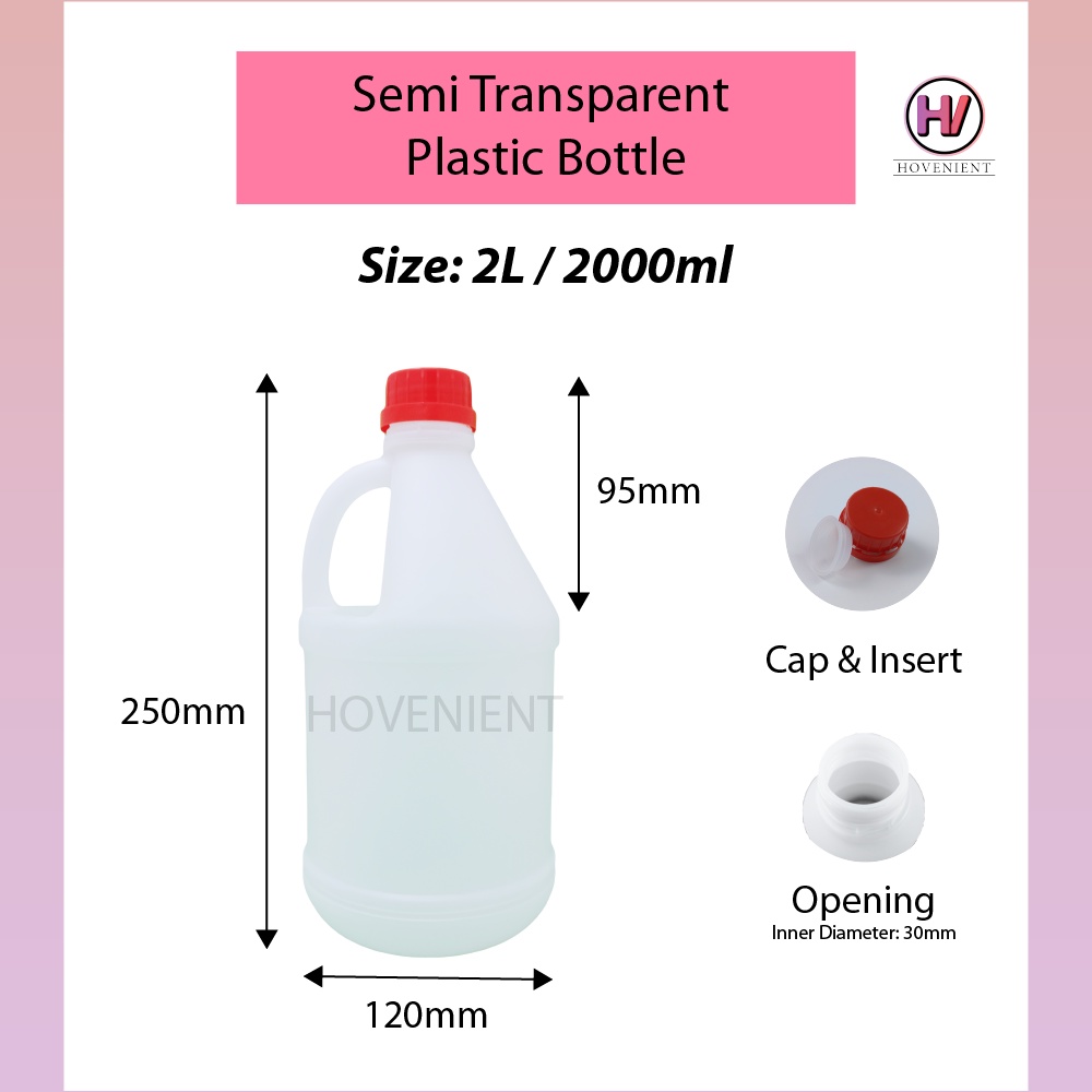 HDPE Bottle / HDPE Plastic Bottle / Heavy Duty [Semi Transparent/Opaque ...
