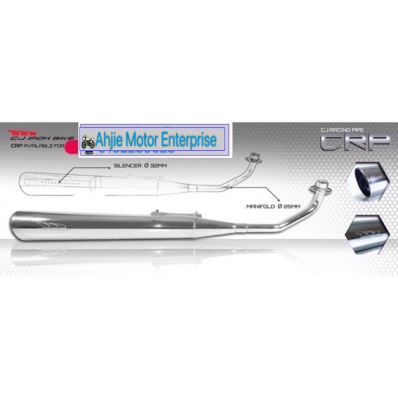 Ex5 / kriss110 / kriss100 Racing exhaust pipe (CJ Ipoh) Op1 | Shopee Malaysia