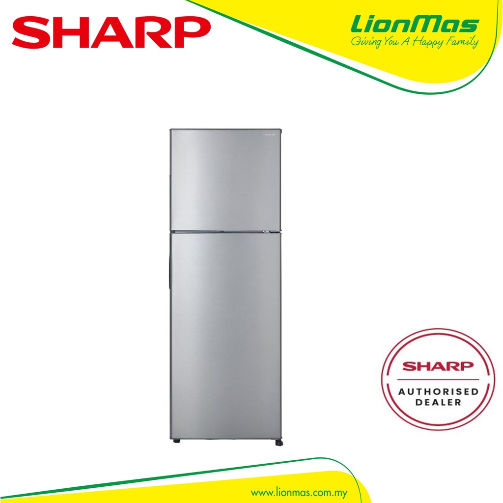 Sharp 2 Door Refrigerator (320 L) SHA-SJ-325MSS | Shopee Malaysia