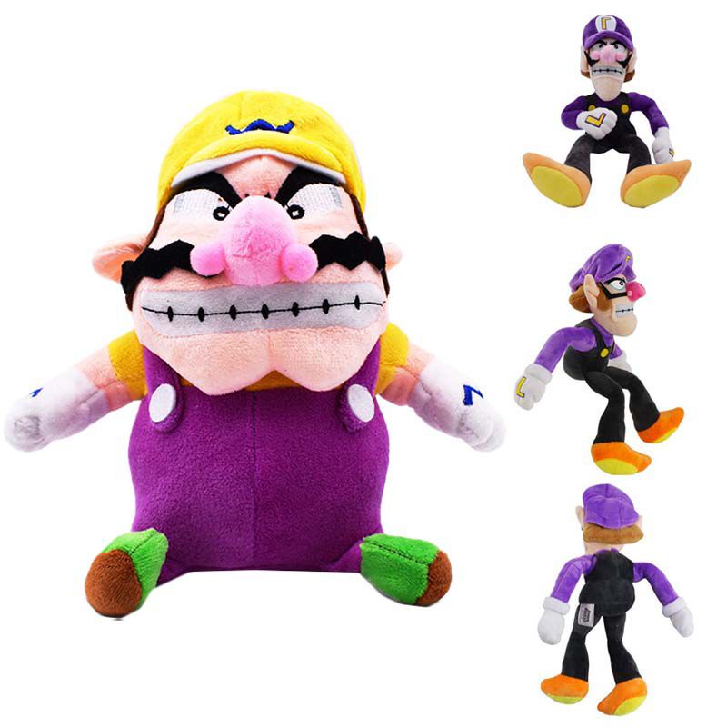 Super Mario Bros Plush Toys Featuring Wario And Waluigi Cute Stuffed ...