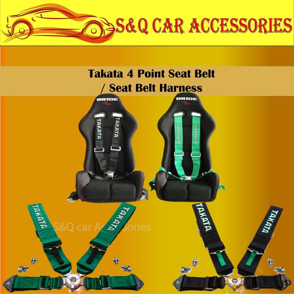 Takata 4 Point Seat Belt / Seat Belt Harness | Shopee Malaysia