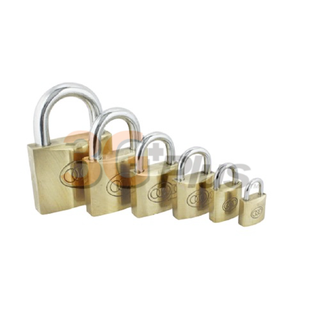 Tri-Circle 261-266 (20MM-63MM) Heavy Duty Short Shackle Brass Padlock ...