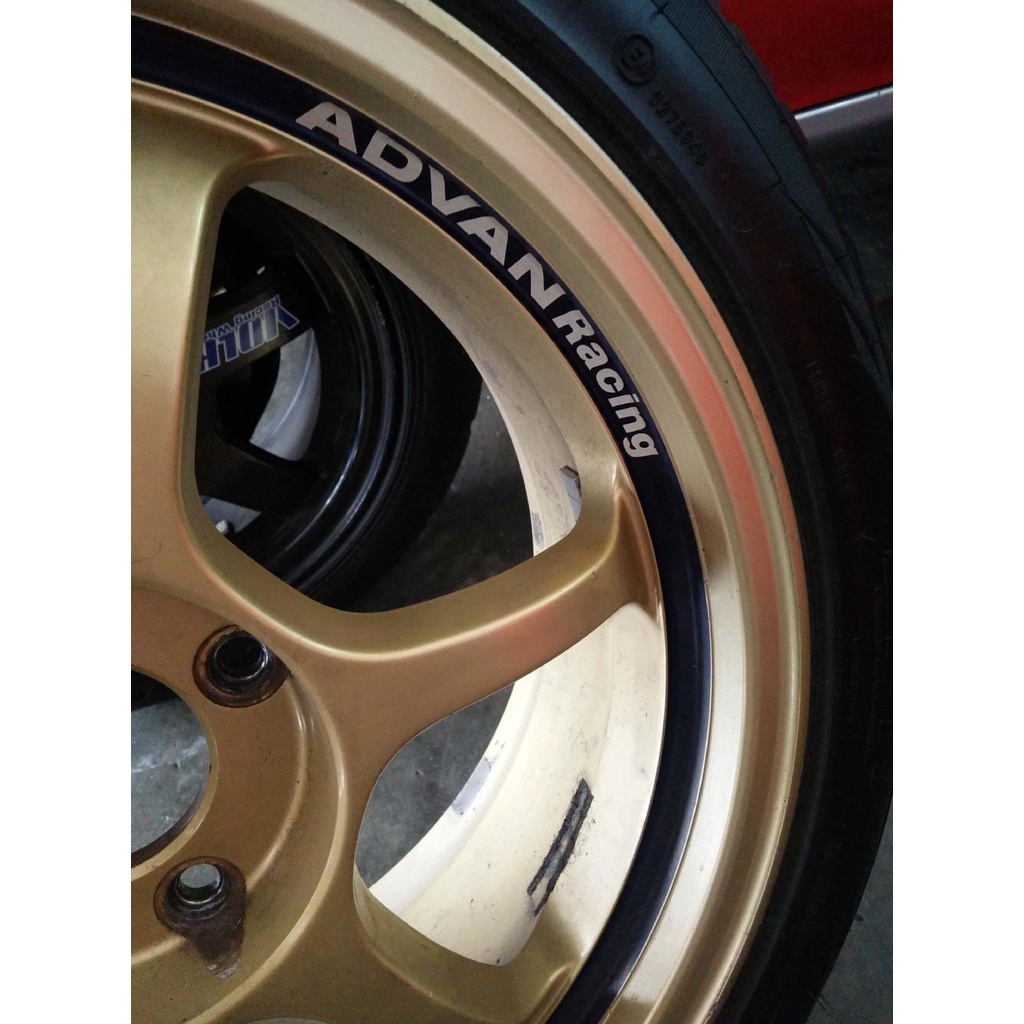 Sticker Sport Rim Advan Racing RG (Cutting Ori Spec) | Shopee Malaysia