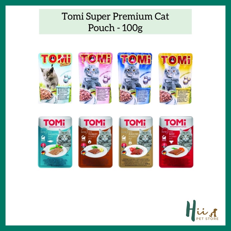 Tomi Super Premium Cat Food Pouch Grain Free - 100g | Shopee Malaysia