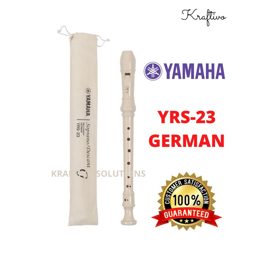 [ RECORDER ] YAMAHA SOPRANO YRS-23 | DESCANT RECORDER YRS23 GERMAN ...