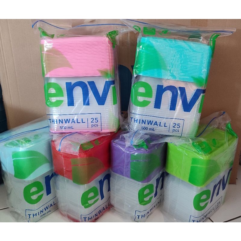 (ISI 25) Liquids 500ml ENVI Flexible Color Lid | Shopee Malaysia