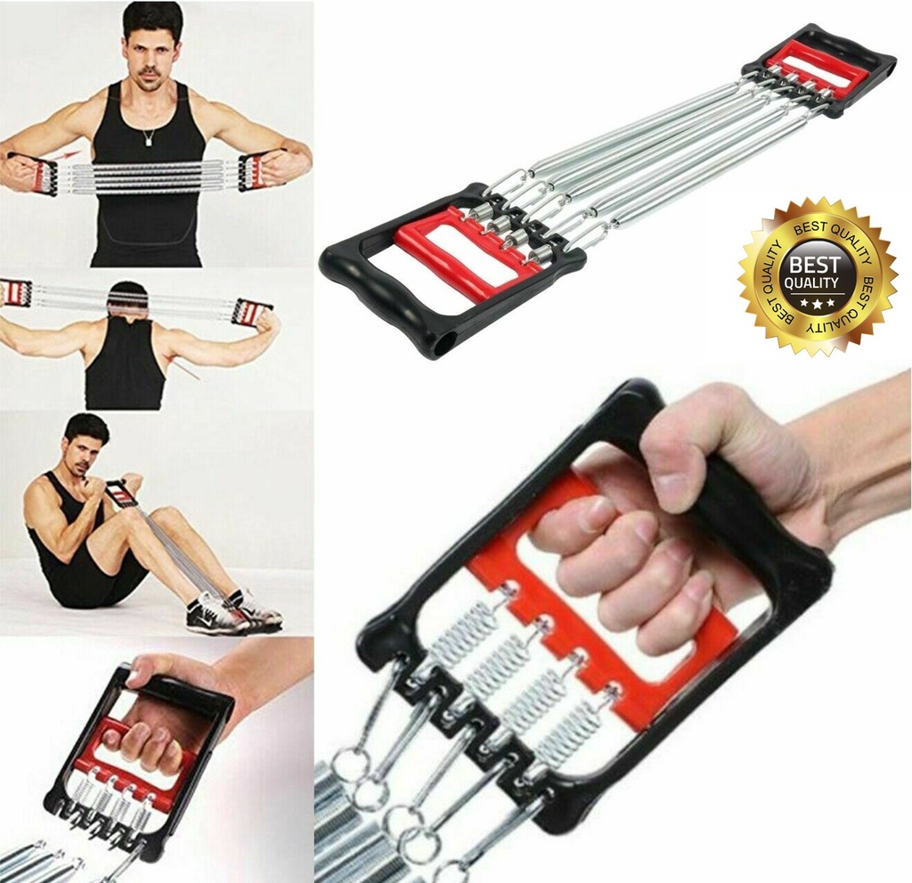 🔥🔥ADSports Chest Muscle Expander With Hand Gripper And Pedal Pull 5 ...