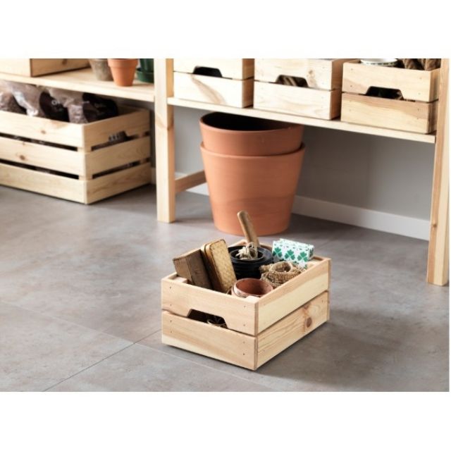 IKEA Wooden Box Pine DIY 23x31x15 cm | Shopee Malaysia