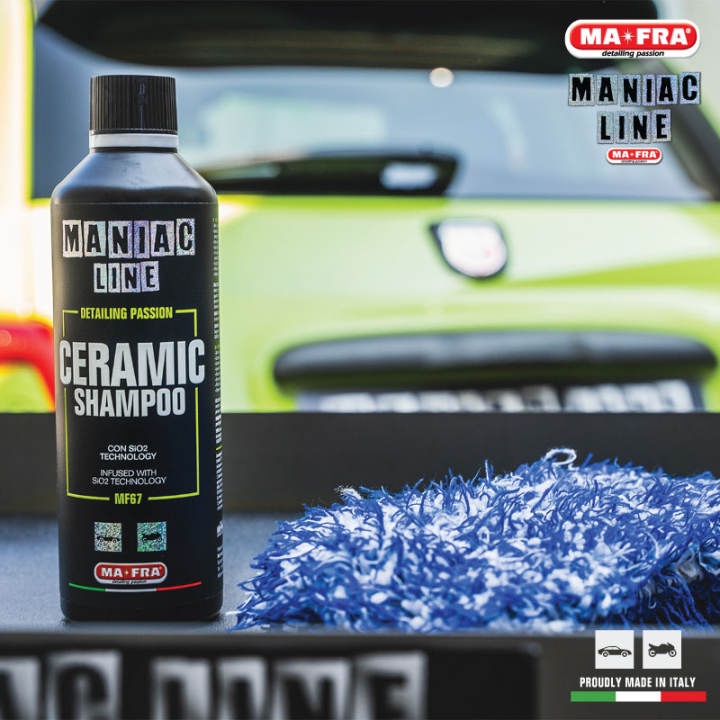 Mafra Maniac Line Ceramic Shampoo 500mL ( For Super Hydrophobic SiO2 ...