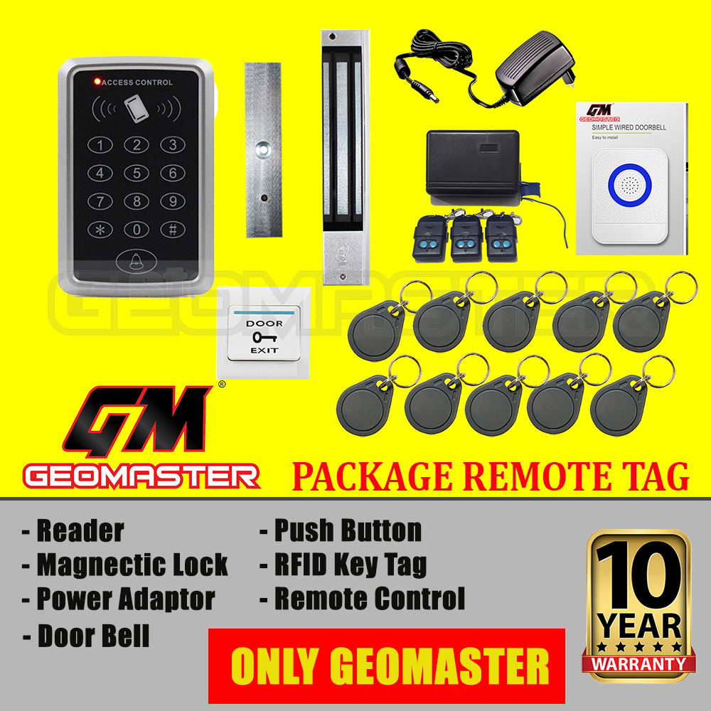 GEOMASTER Door Access With Remote Control - RFID Key Tag / Key Chain ...