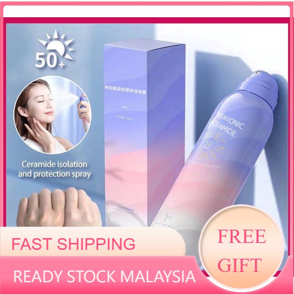 LIFUSHA Face Sunscreen Whitening Aerosol Sun Protection UV Cut Sunblock ...
