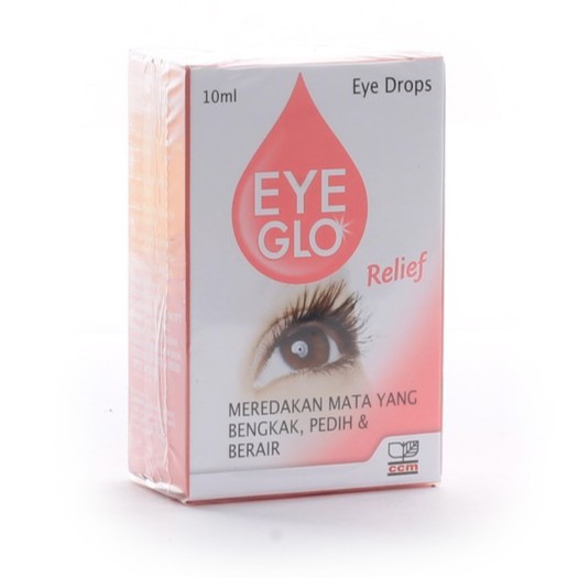 Eye Glo Relief 10 ml (Red) For Sore Swollen Watery Eyes | Shopee Malaysia