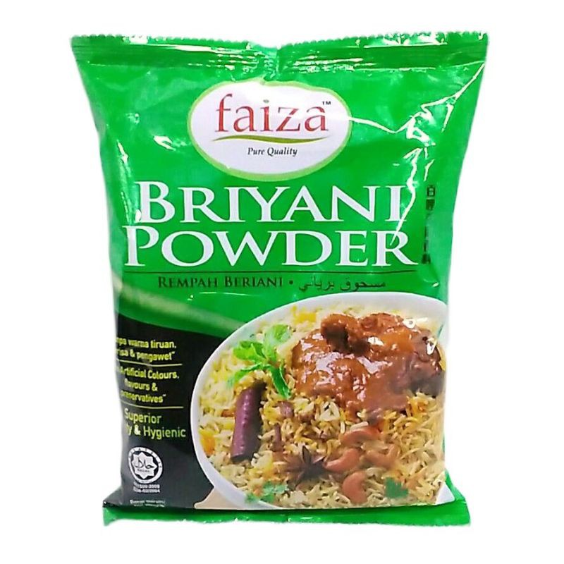 👍🔥FAIZA BRIYANI POWDER /REMPAH BERIANI 220GM | Shopee Malaysia