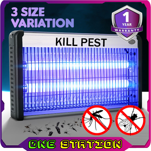 Electric Pest Killer Insect Mosquito Flies Shock Trap Flies Fluorescent ...