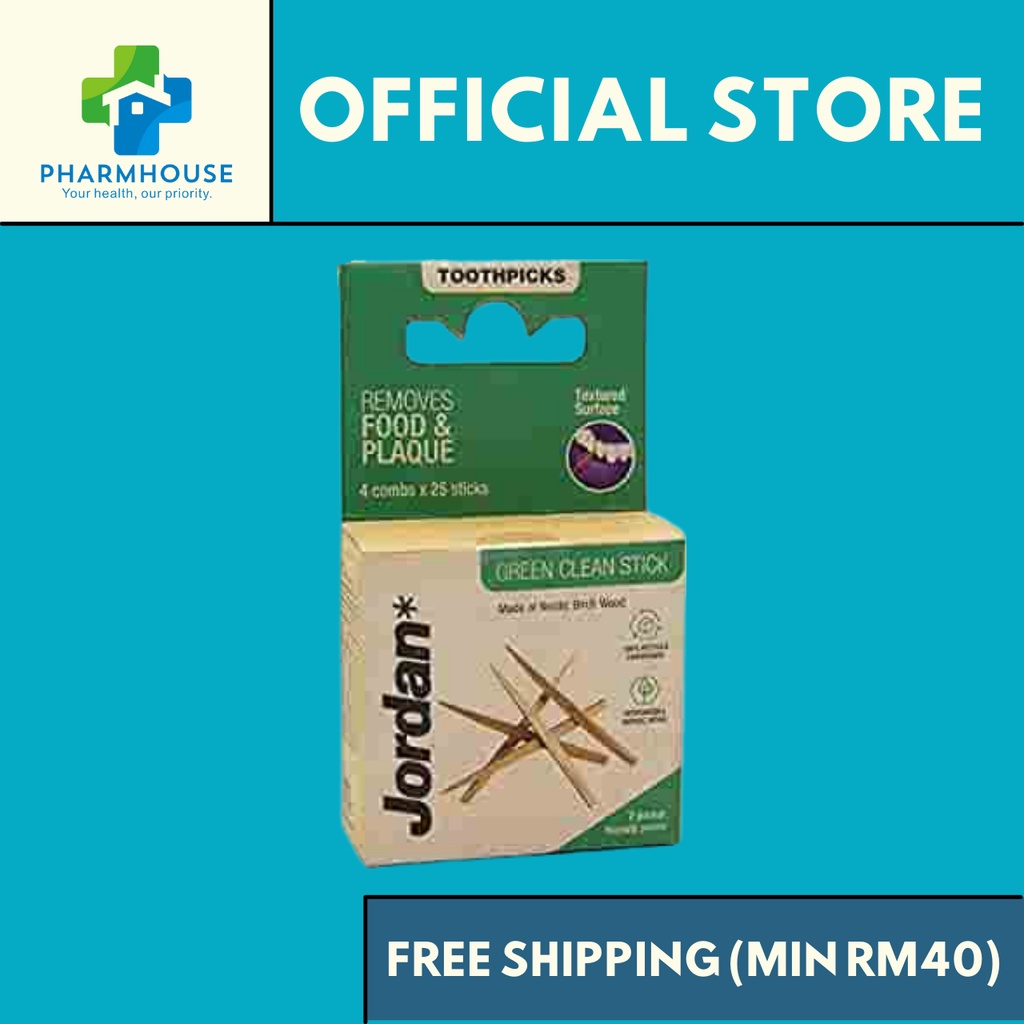 JORDAN GREEN CLEAN STICK (TOOTHPICK) | Shopee Malaysia